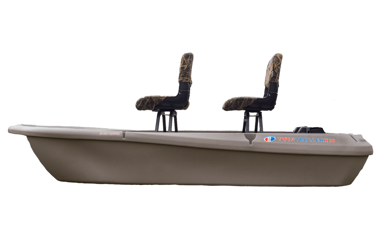 Twin Troller X10 Small Electric Boat for Fishing & Duck Hunting ...